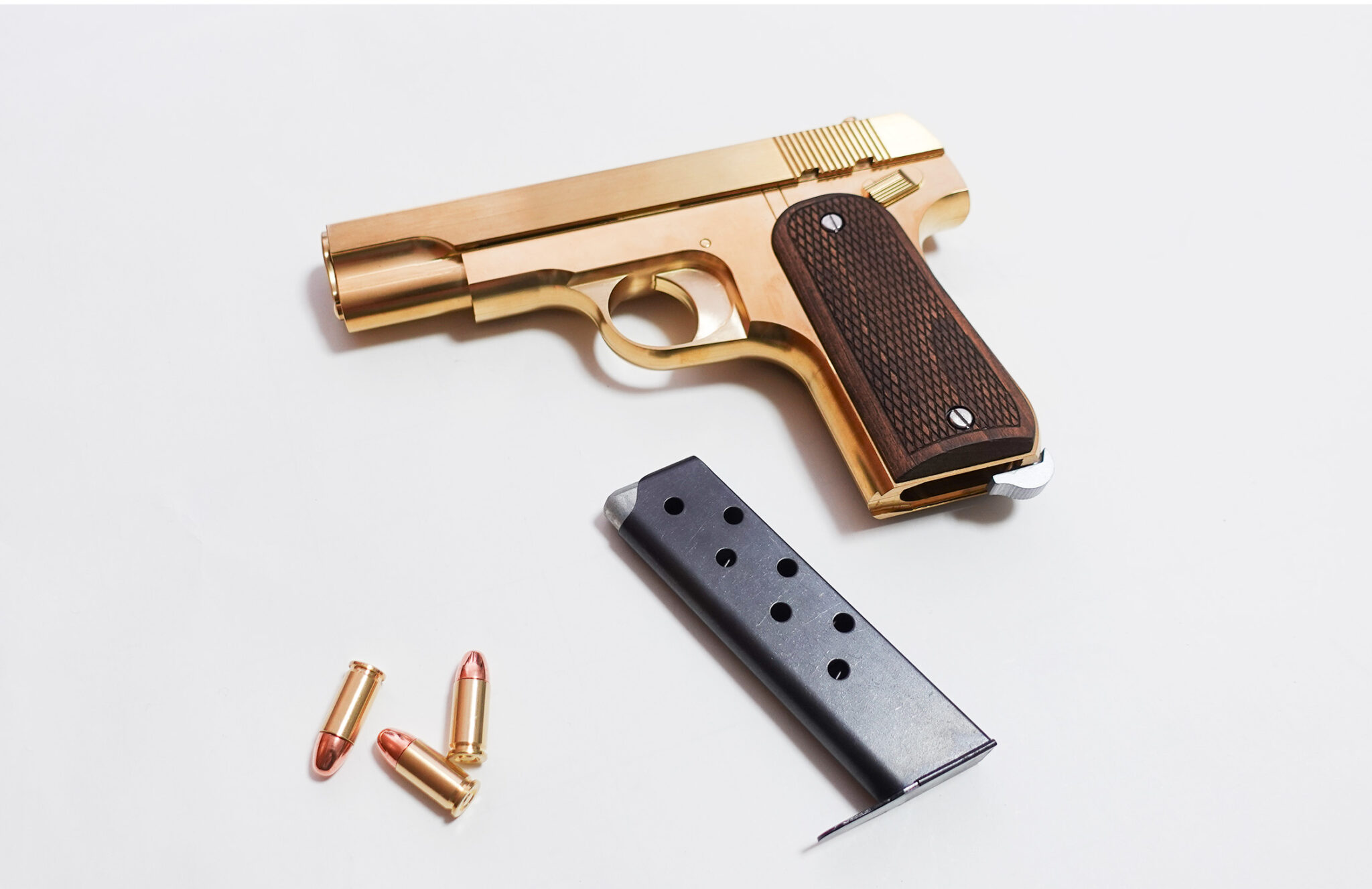 杉浦式自動拳銃 真鍮削り出しモデル完成品【受注販売】 - A!CTION